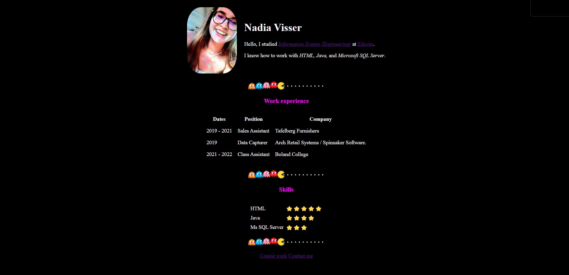 GitHub - nad-visser/CV-website