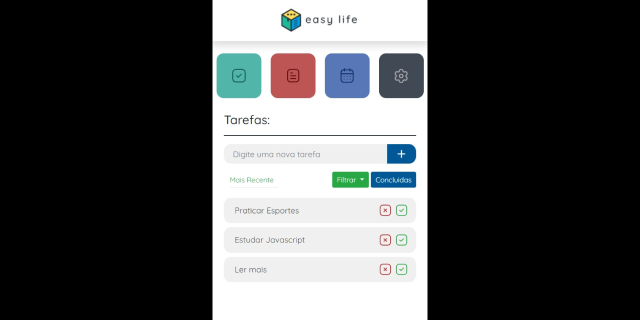 GitHub - mateus-lopes/easylife: WebApp - Um todolist integrado com Firebase para facilitar o dia ...