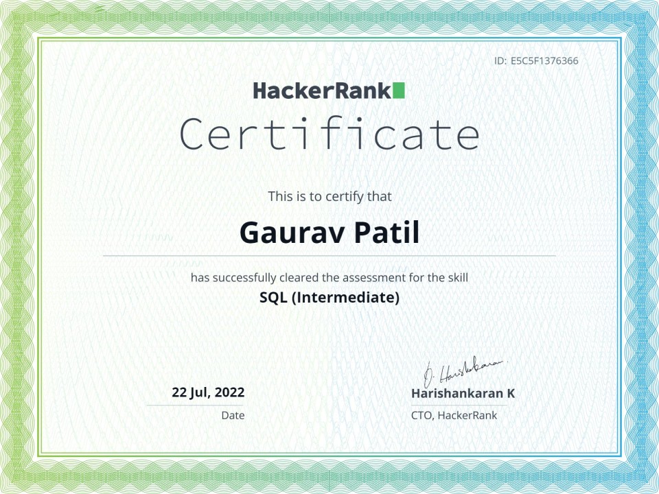 GitHub - gauravpatil97886/SQL-HACKERANK GitHub - gauravpatil97886/SQL-HACKERANK