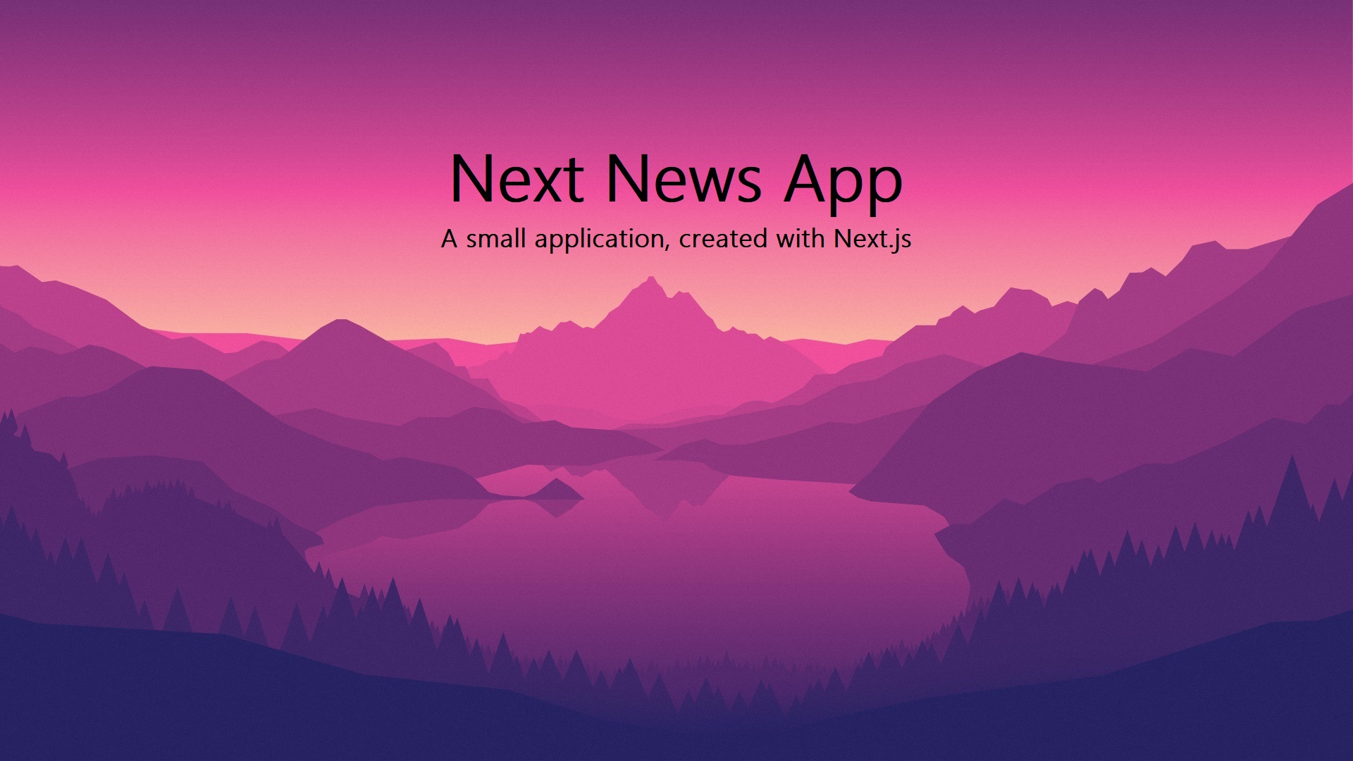 GitHub - h00ngen/NextJS-News-App: Small news application created with ...