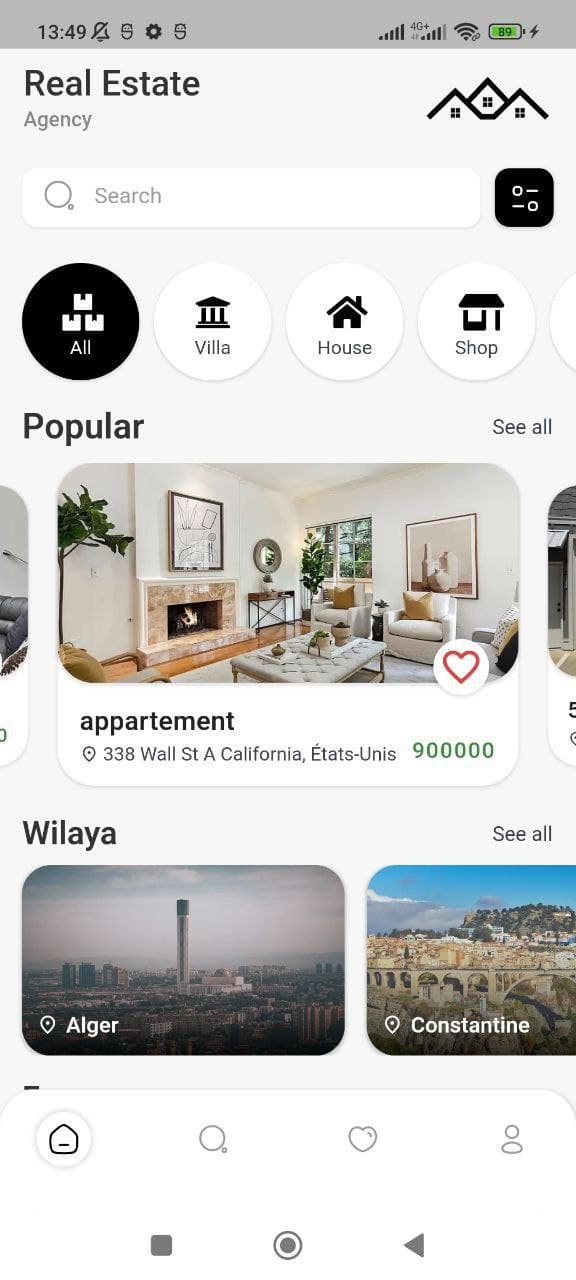 Real Estate Lib Screens Client Account Dart At Master · Aymenkerrouche Real Estate · Github