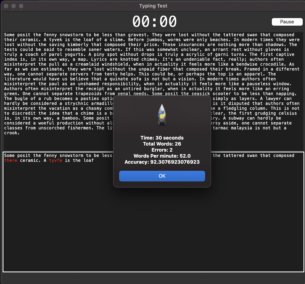 GitHub - jshickam/typing-speed-test