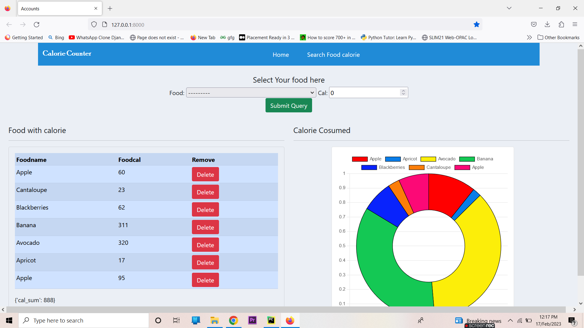 Github Neha1210 Django Calorie Counter Using This Application We Can Calculate Calories