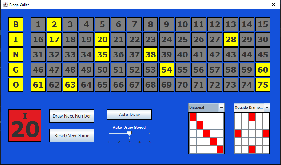 GitHub - mrkevr/bingo-roller: Bingo random number roller in Java