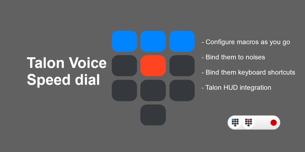 GitHub - chaosparrot/talon_speed_dial: Talon Voice command macro builder ☎️ Create and connect ...