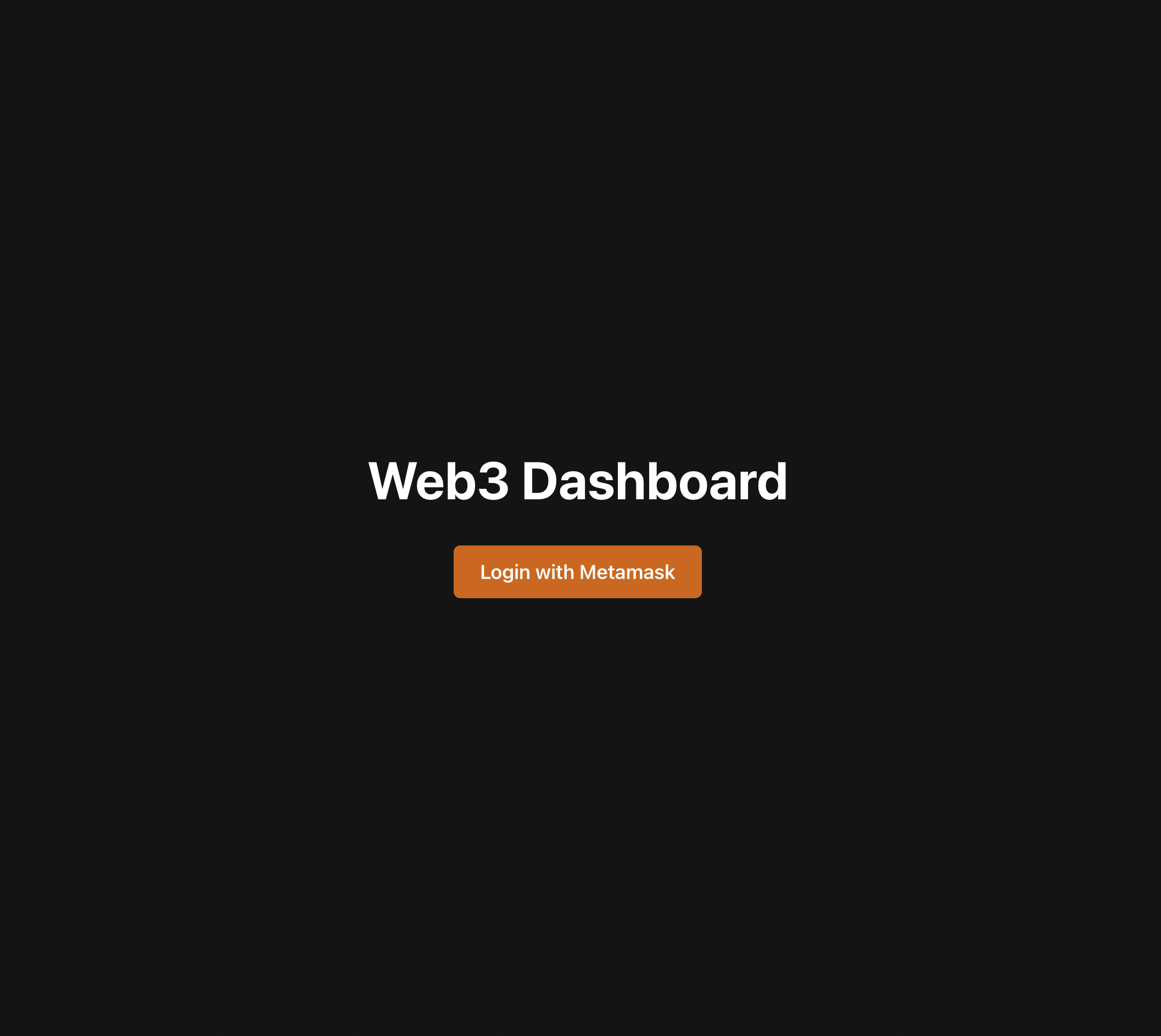 GitHub - alexdphan/Web3-Dashboard: Testing Moralis Web3 API/SDK ...