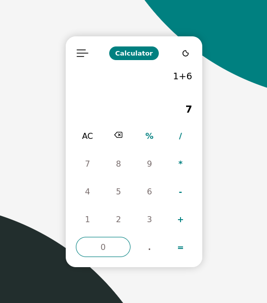 GitHub - eclipsemode/React-calculator-app: Learning project - Calculator