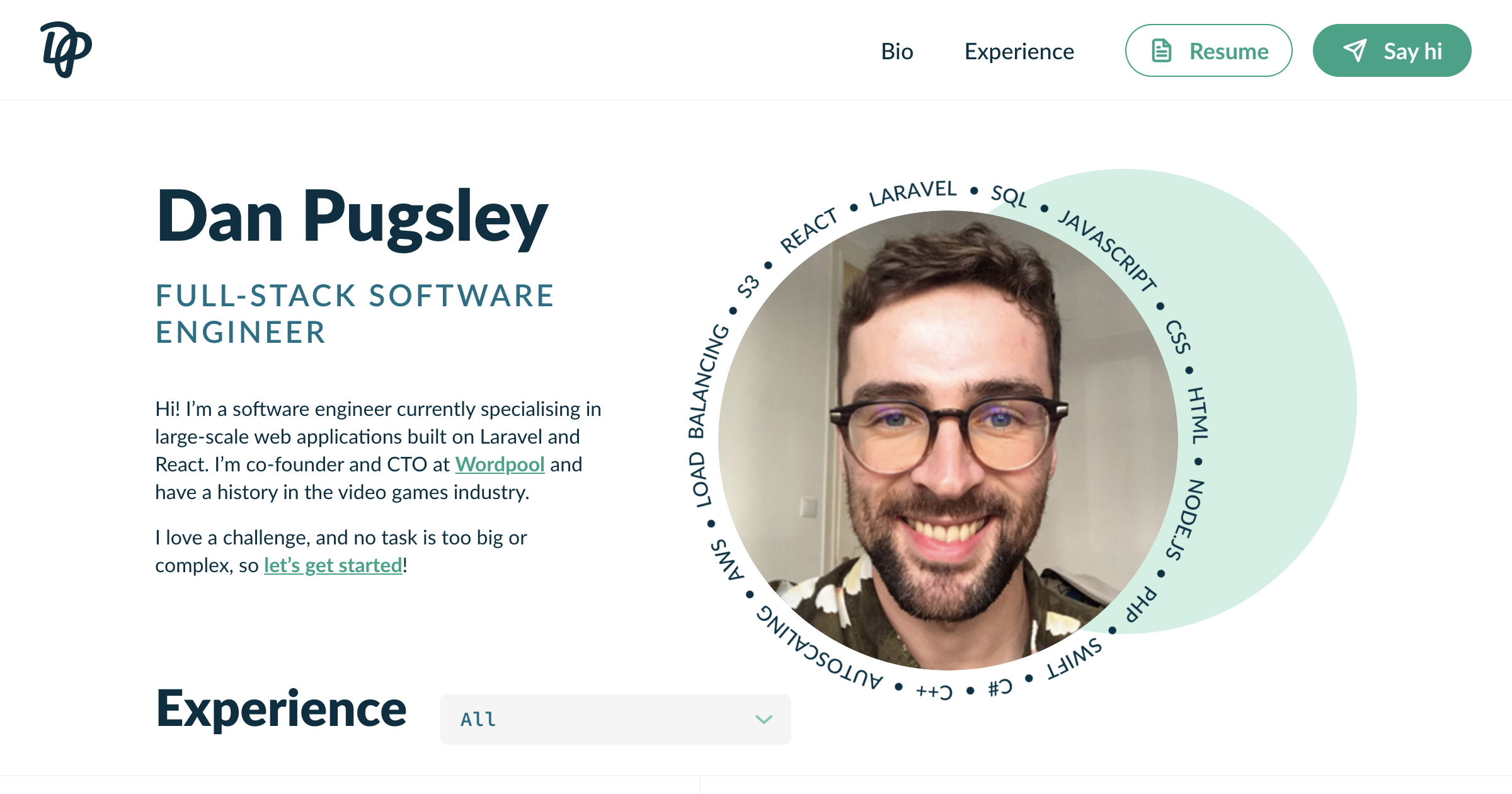 GitHub - dan-pugsley/portfolio-v2