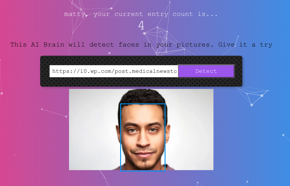 Github Mattespoz Face Recognition Brain 🤖 Detects Faces In Any Image Online Using Clarifai Api