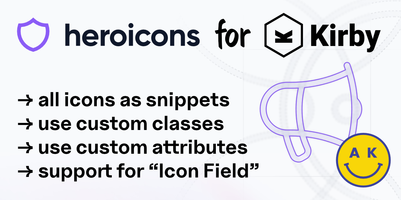 GitHub - adamkiss/kirby-icons-heroicons: Heroicons as snippets for Kirby CMS