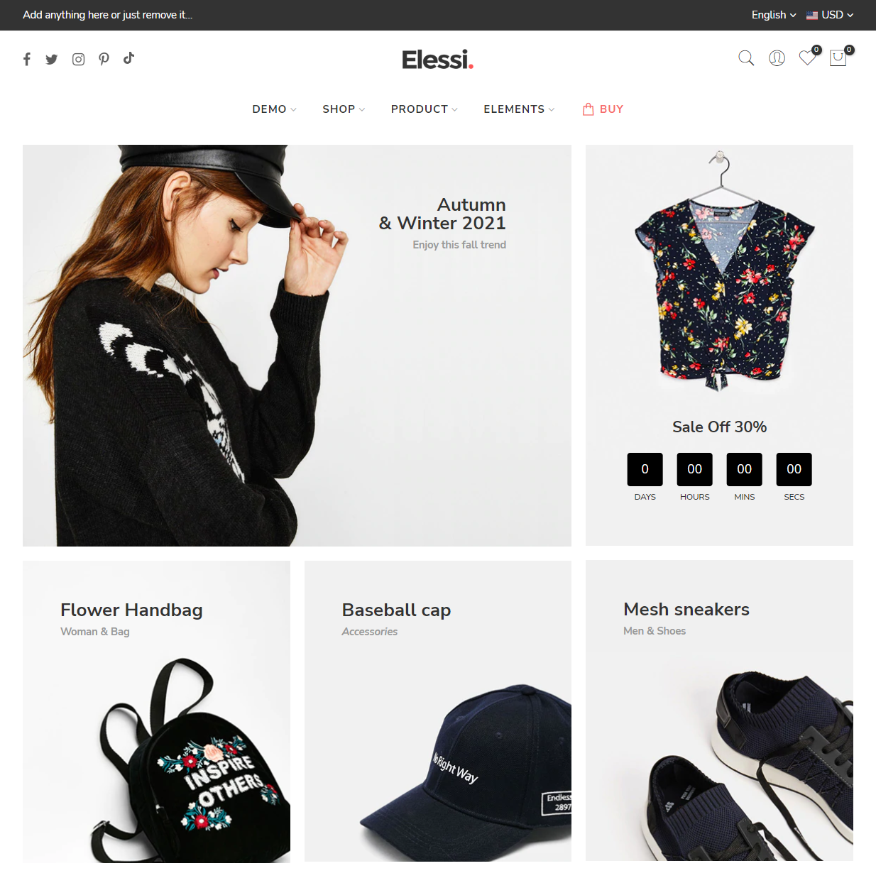 GitHub - HayatZee/Ellesi: An uncompleted e-commerce home page for ready ...