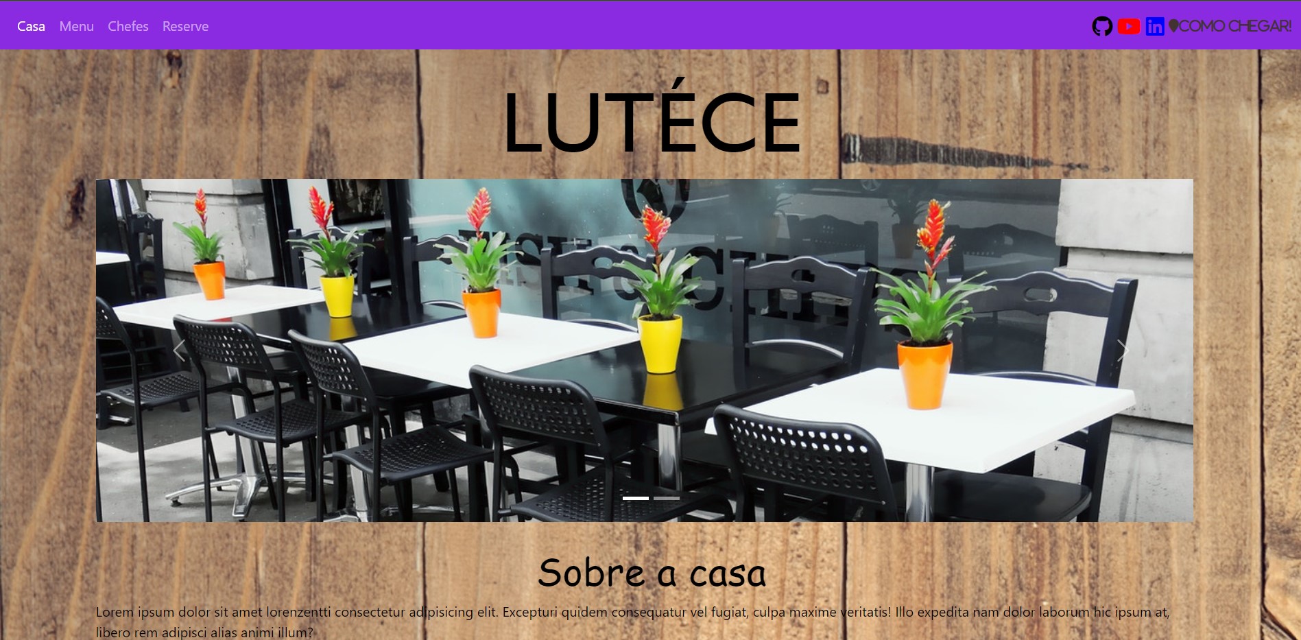 GitHub - L-Lutece/restaurant-interface: Uma representação de um ...