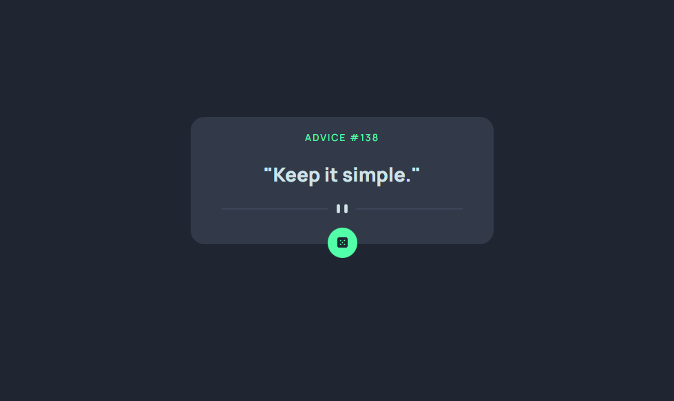 GitHub - filipefpaulo/aga-frontendmentor: Pagina de mensagem aleatória feita com React ...