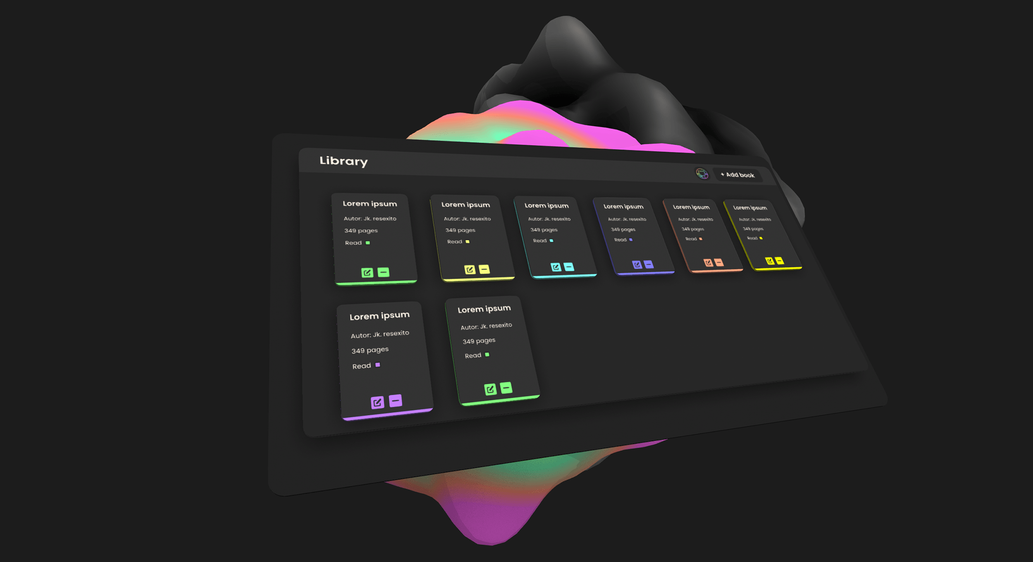 GitHub - Apheiro/book_library: a beautifull library Proyect (p≧w≦q)
