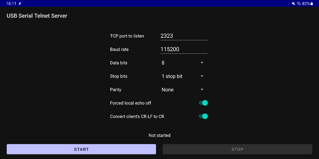 GitHub - ClusterM/usb-serial-telnet-server: Android application that ...