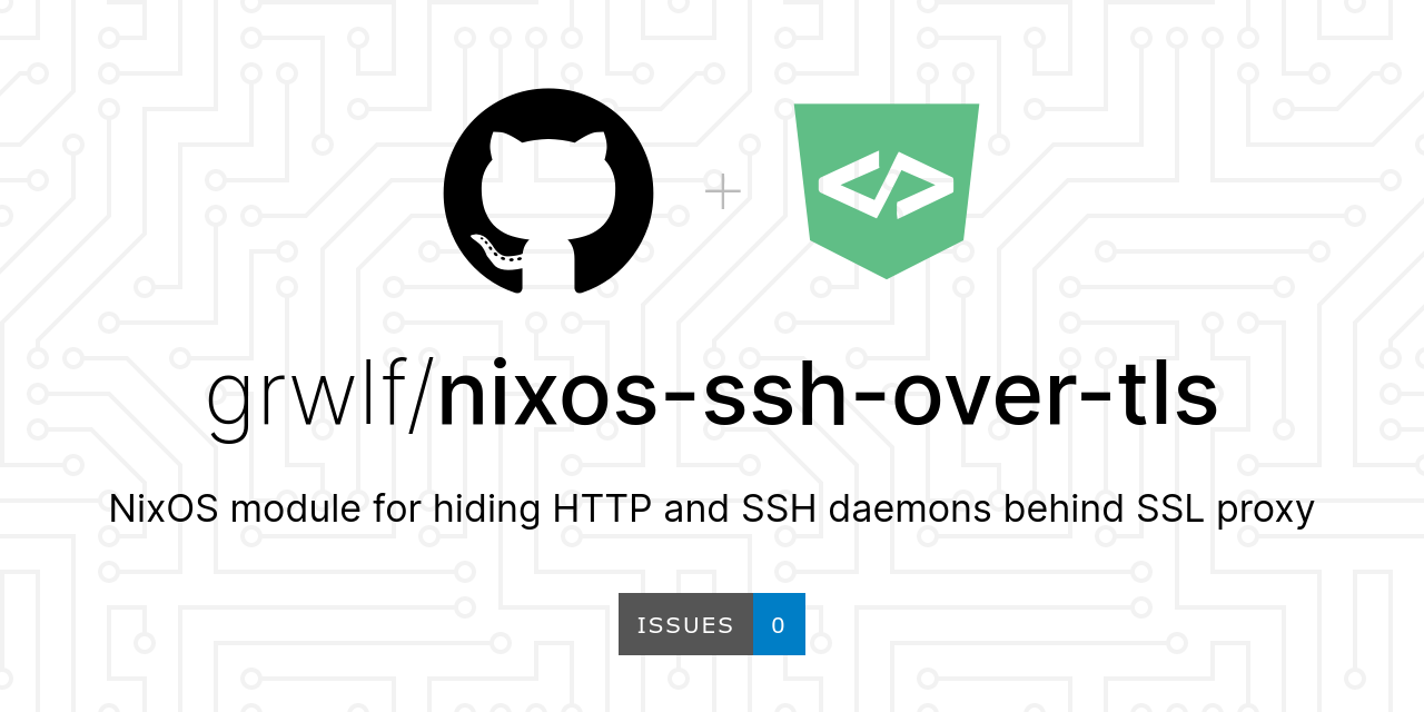 Github Grwlfnixos Ssh Over Tls Nixos Module Which Hides Both