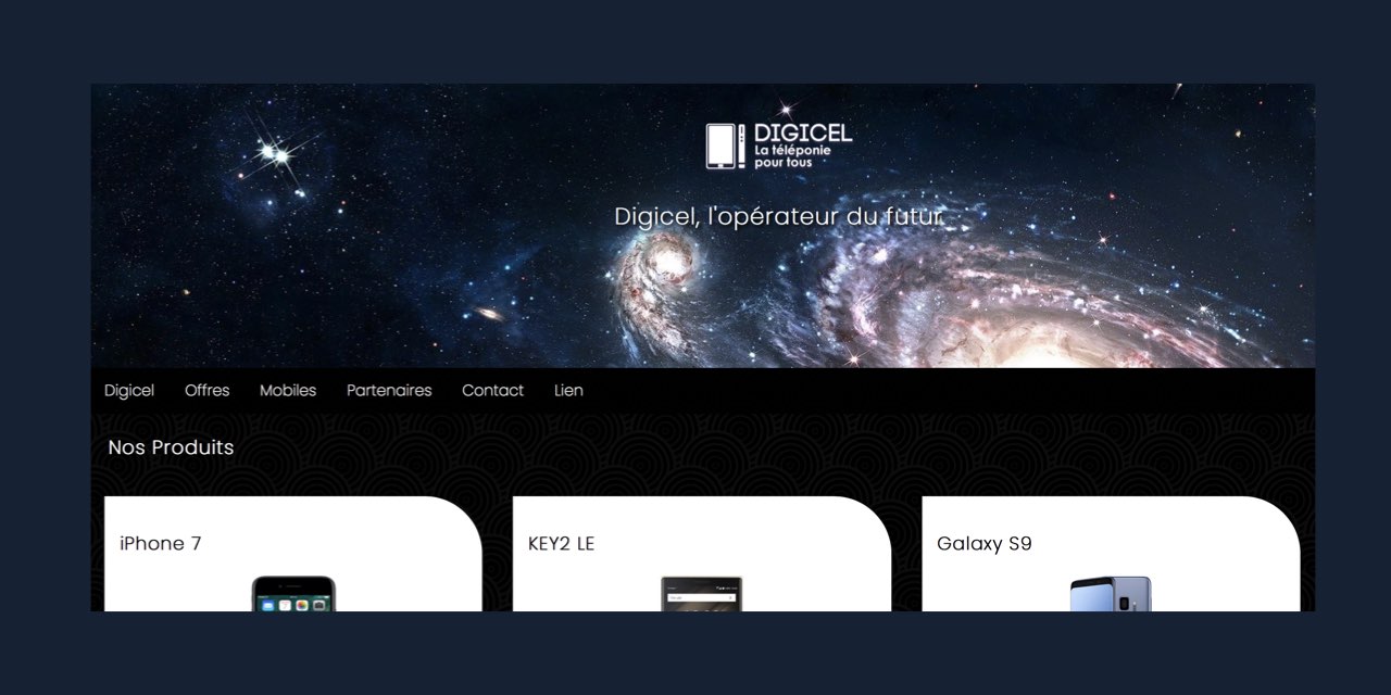 GitHub - nadiaprojets/digicel: Projet réalisé dans le cadre de ma formation Bachelor Web ...