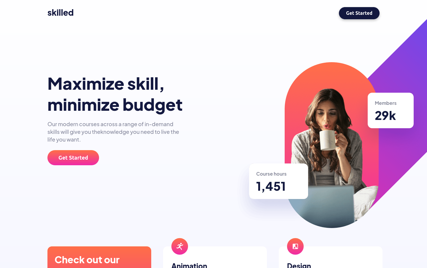 GitHub - Tchilo/skilled-elearning-landing-page