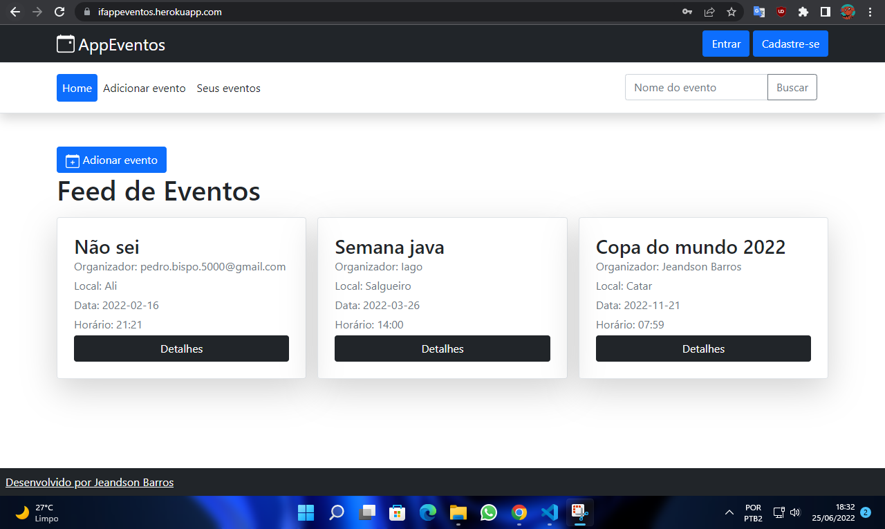 GitHub - JeandsonBarros/app-eventos-spring-boot: Website for event ...