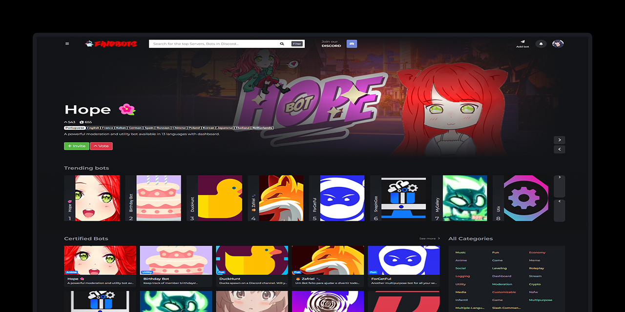 GitHub - klaus-2/FindBots-Botlist: (WIP) A botlist made in nodejs + mongoose open source.