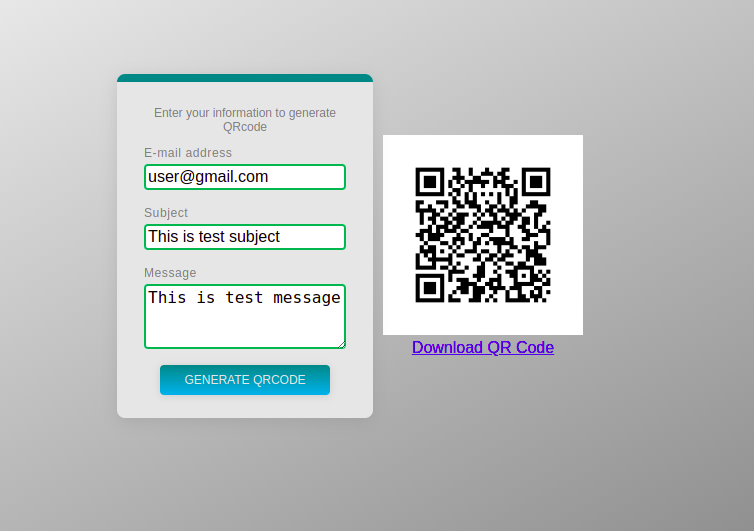 Qrcode generator GitHub Topics GitHub