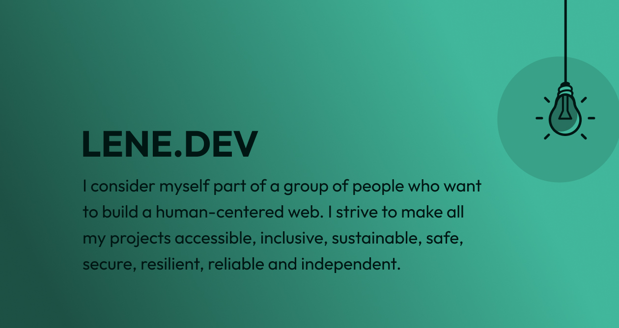 GitHub - madrilene/lene.dev: My developer profile, built with Eleventy. Based on Eleventy Excellent