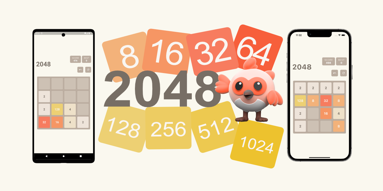 GitHub - angjelkom/flutter_2048: 2048 Game made with Flutter.