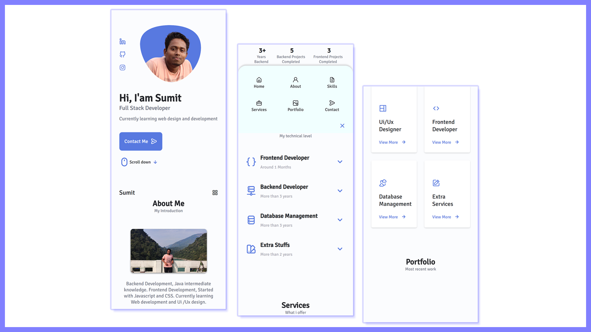 GitHub - Sumit-repo/Portfolio-website: This is my personal portfolio ...