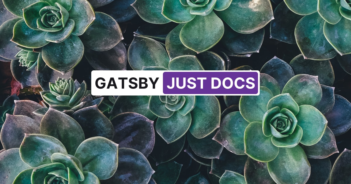 Github Underlostgatsby Just Docs A Powerful Mdx Based Authoring Framework For Building Great