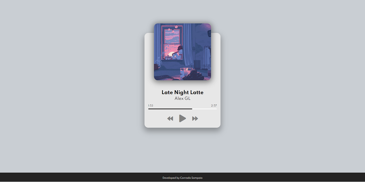 GitHub - sampconrad/lofi-player: Music player built on JavaScript with controls, time and ...
