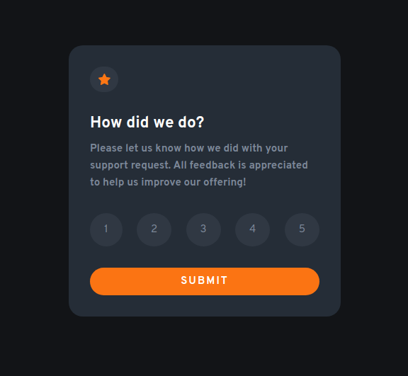 GitHub - WebVahvero/interactive-rating-component-main