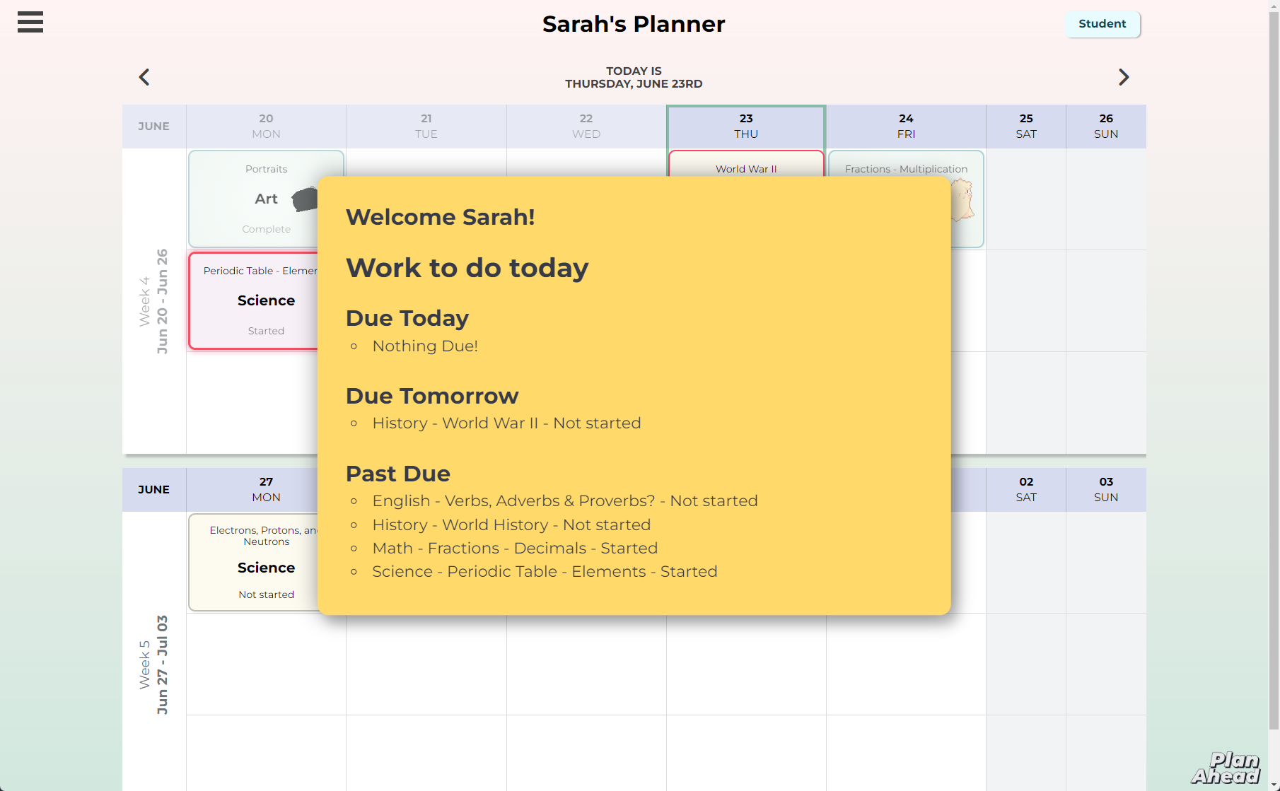 GitHub - symphony/student-planner: Plan Ahead was created in part of ...
