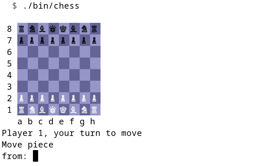 GitHub - olemorud/cli-chess: Work in progress