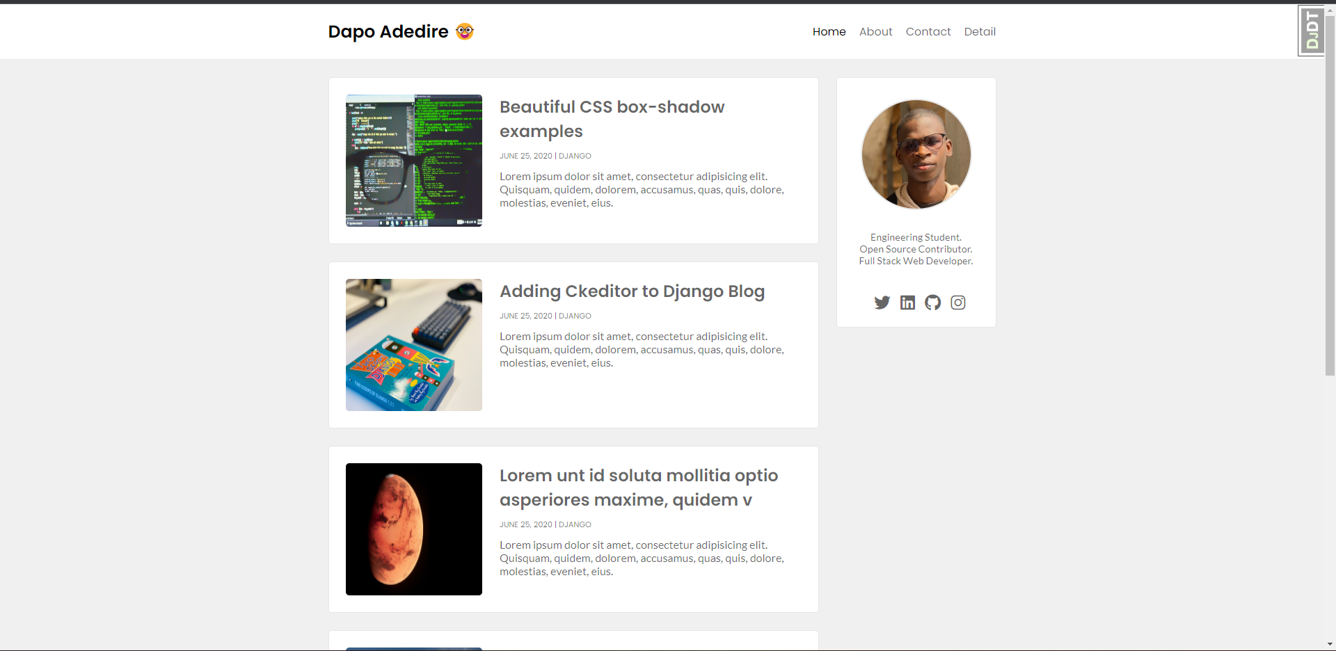 GitHub - dapoadedire/blog