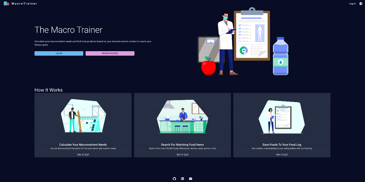 GitHub - cristianordonez/the-macro-trainer: A food logging application that allows users to ...