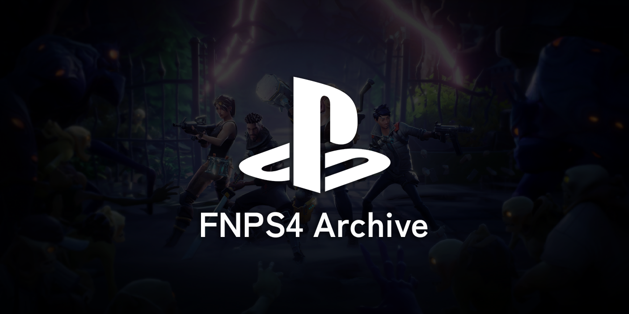GitHub - Crunnie/FNPS4-Archive: An archive full of PS4 PKG files.
