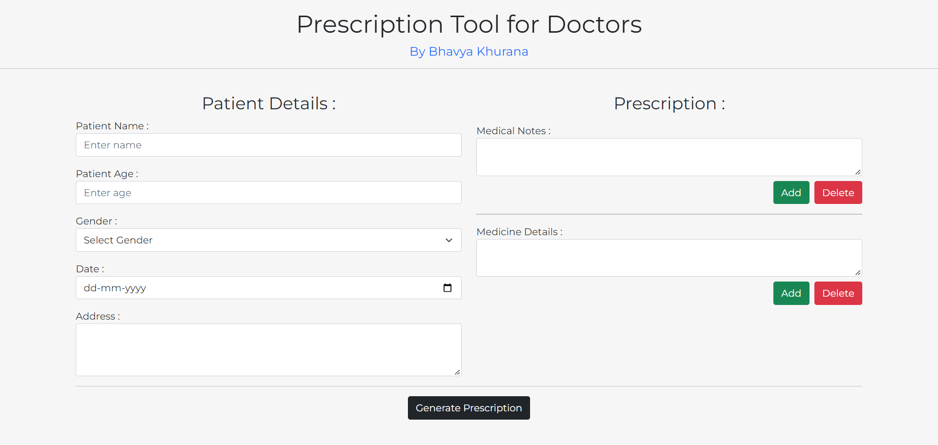 prescription-tool · GitHub Topics · GitHub