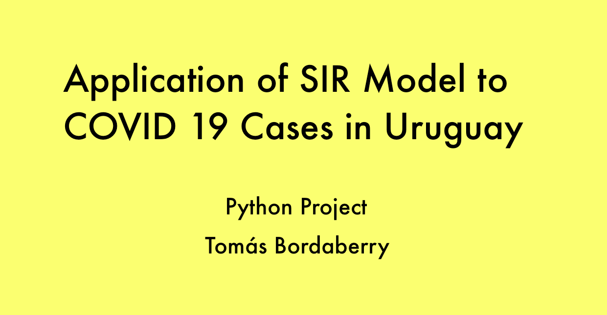 GitHub - tborda99/SIR_Model_Covid: Project done in Python to analyze ...
