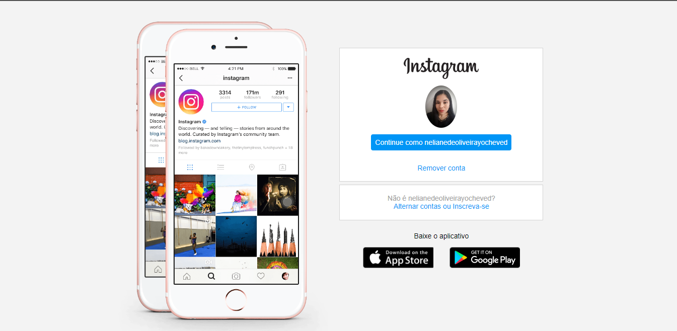 GitHub - Nelianeoliveira/Desafio-Pagina-do-Intagram: Repositório do ...