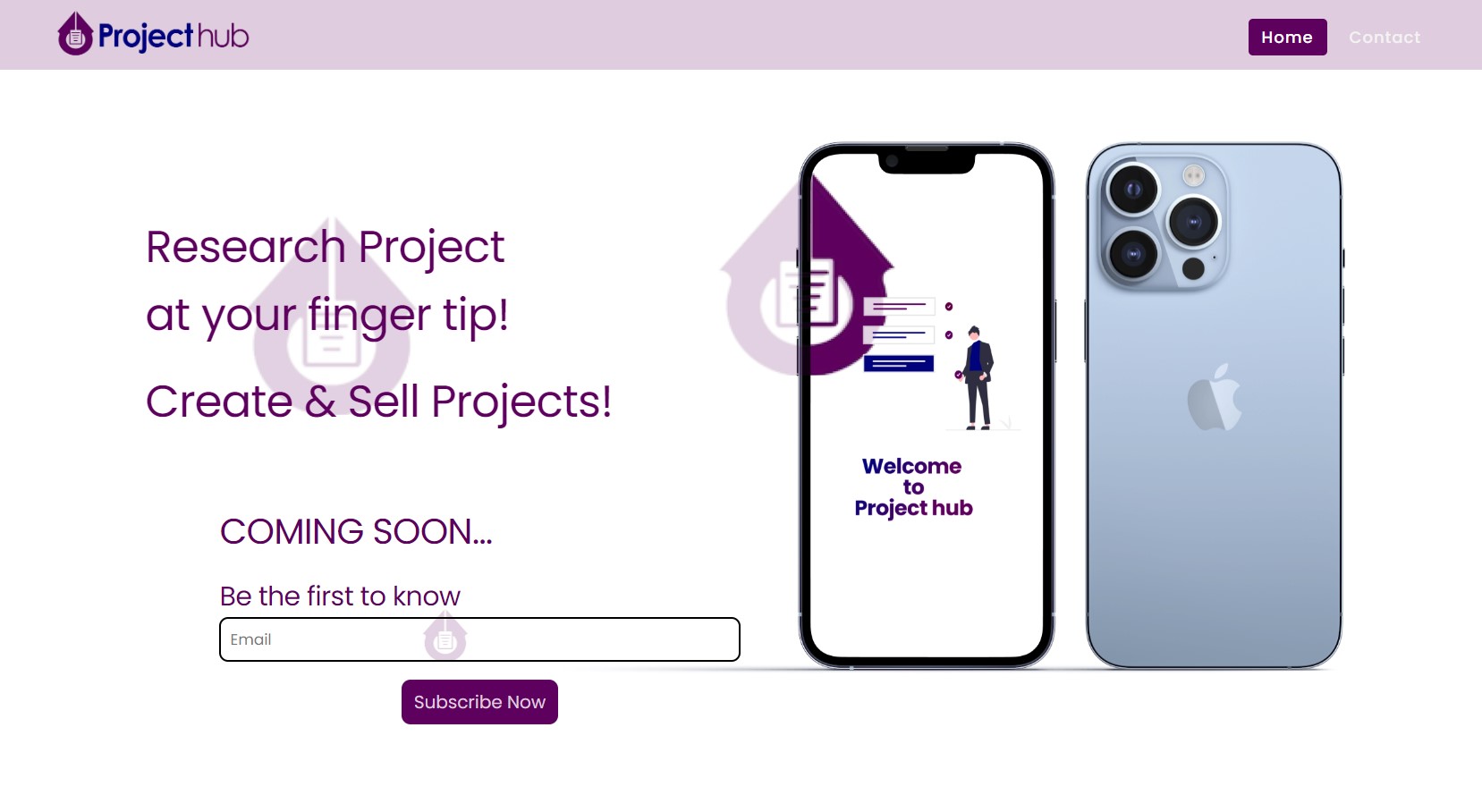 GitHub - xtianmedia/ProjectHub-Landing-Page: A landing page for projecthub