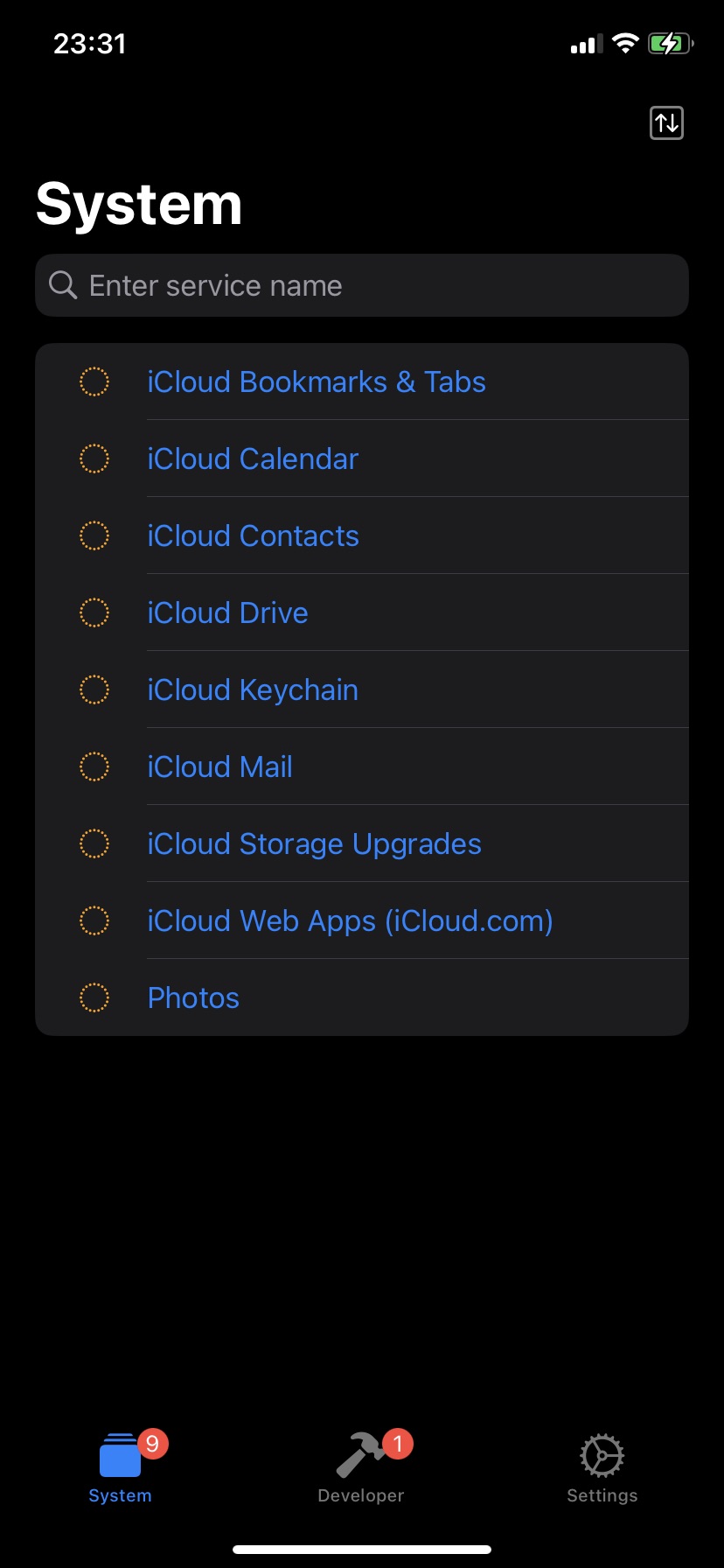 GitHub - wmorgue/OnflowStatus: Apple system status iOS app
