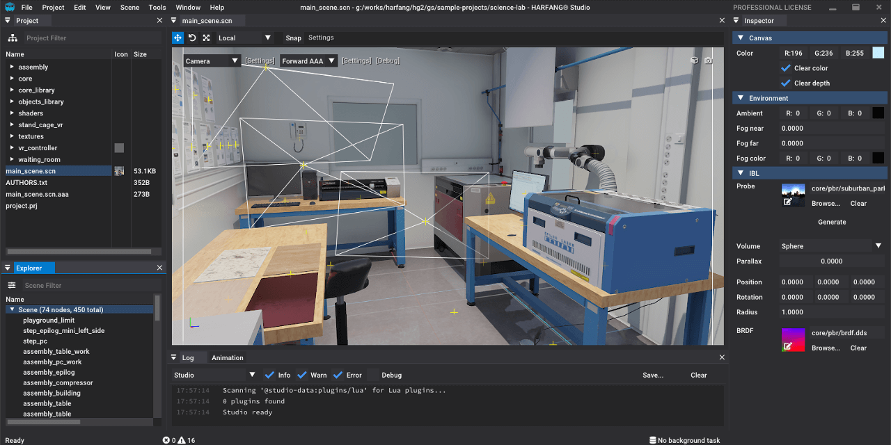 GitHub - harfang3d/sample-projects: 3D samples projects for HARFANG 3D ...