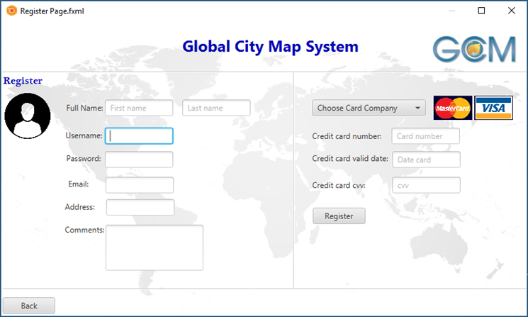 GitHub - BraPro/GCM-Global-City-Map: Semester Project / ORT Braude ...