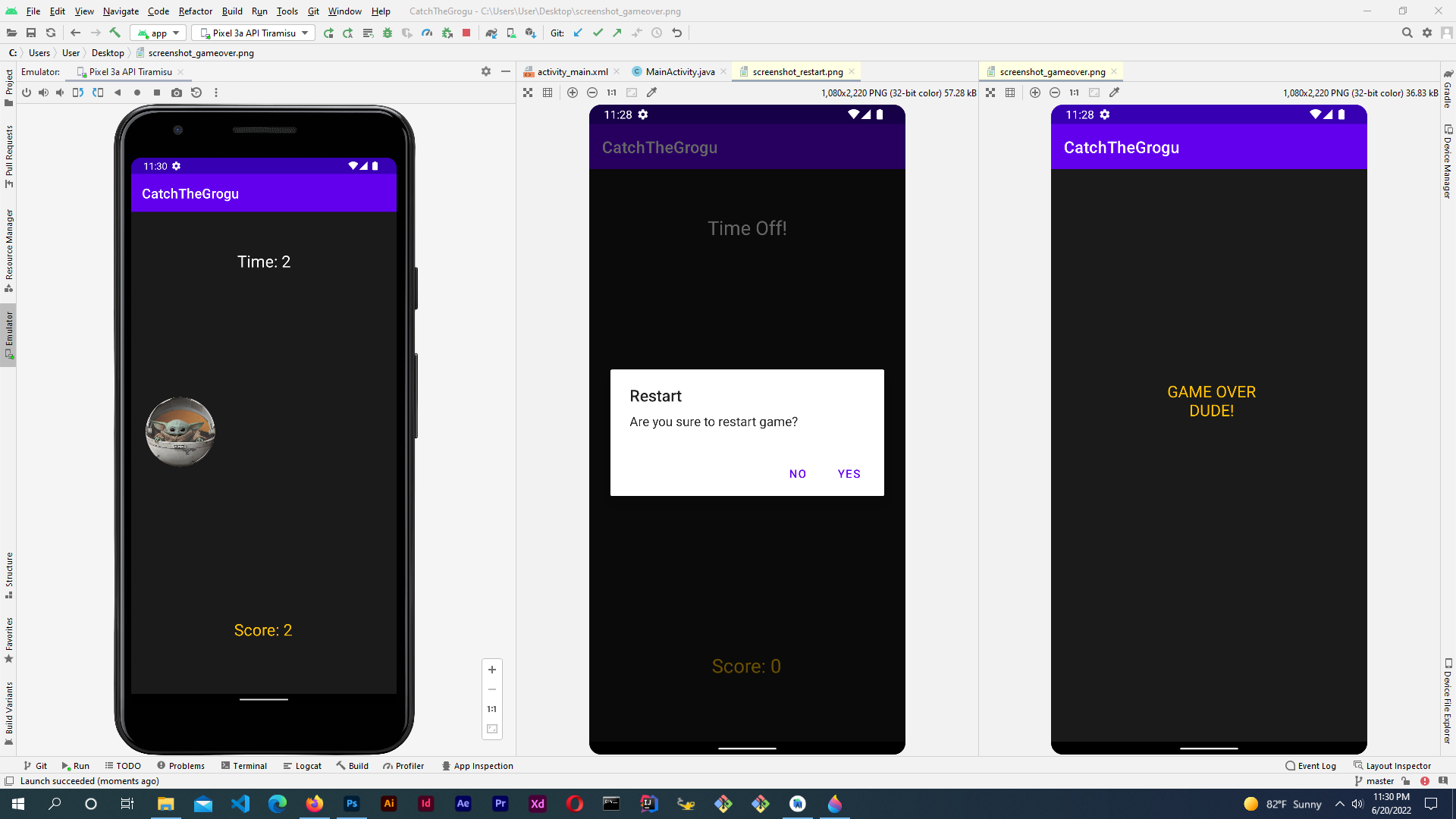 GitHub - burcuerdogann/CatchTheGrogu: Android Development / Java Tutorial - Lesson 13