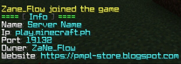 GitHub - ZaneFlow/Information: A simple pocketmine plugin that helps ...