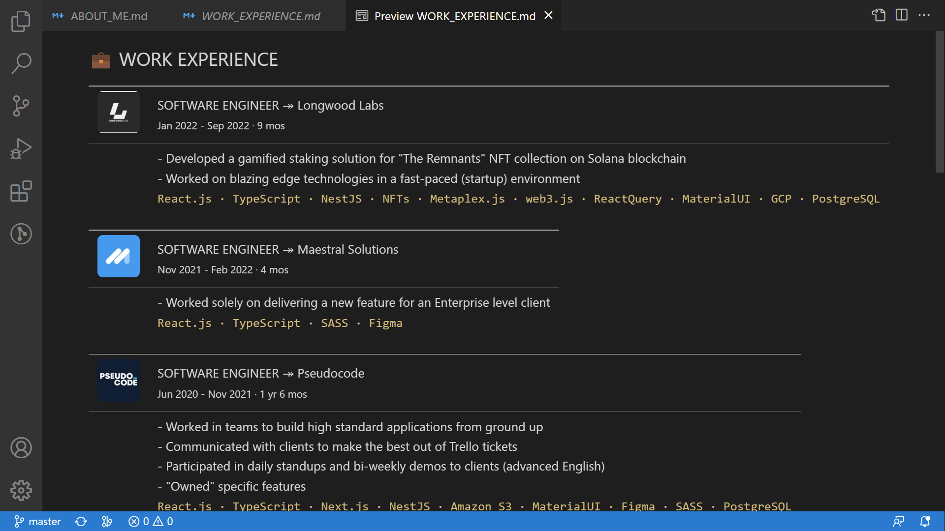 GitHub - josip-volarevic/portfolio: Portfolio website that opens with ...