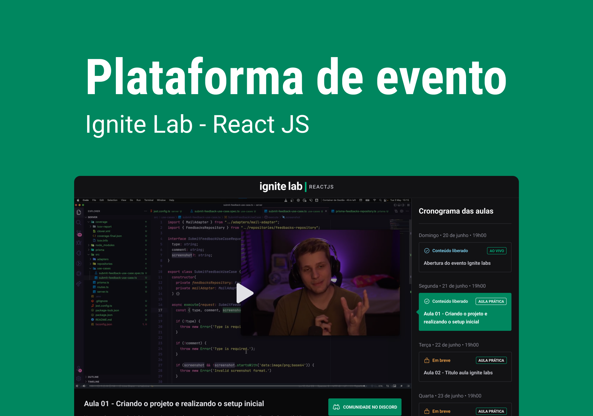 GitHub - AugustoMarcelo/ignite-lab-event-platform: Ignite Lab | Video event platform developed ...