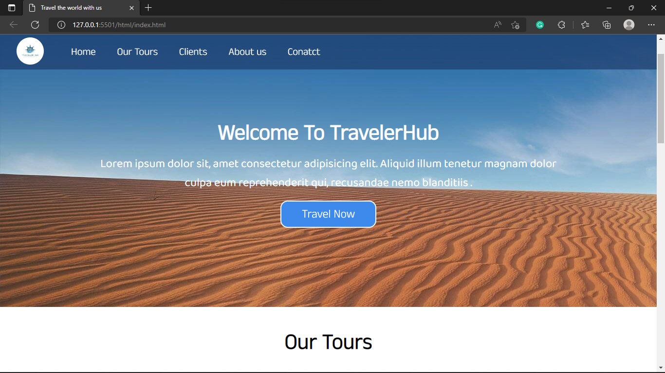 Github Kalpeshparmar9574 Travelerhub Templete Of Traveling Website