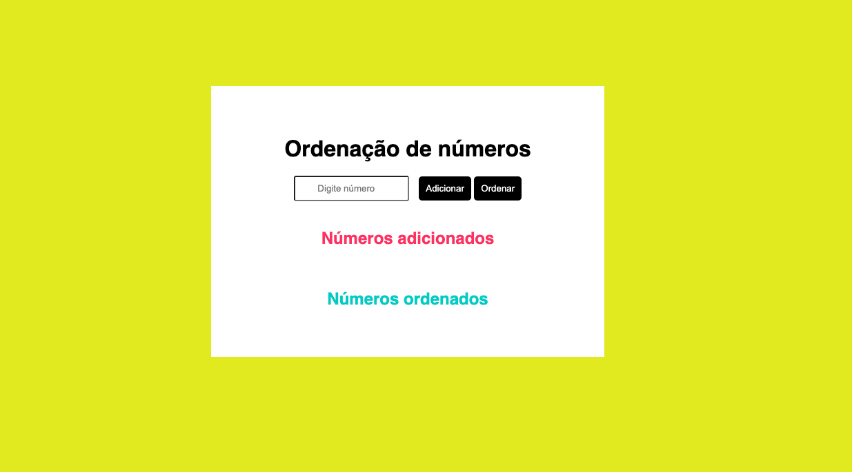 GitHub - thiesac/ordenacao-de-numeros