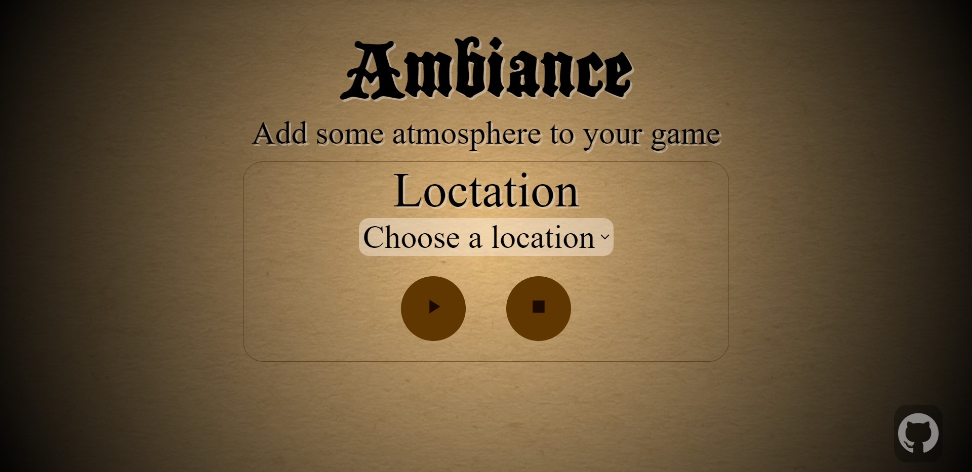 GitHub - VanderalT/dnd-ambience-app